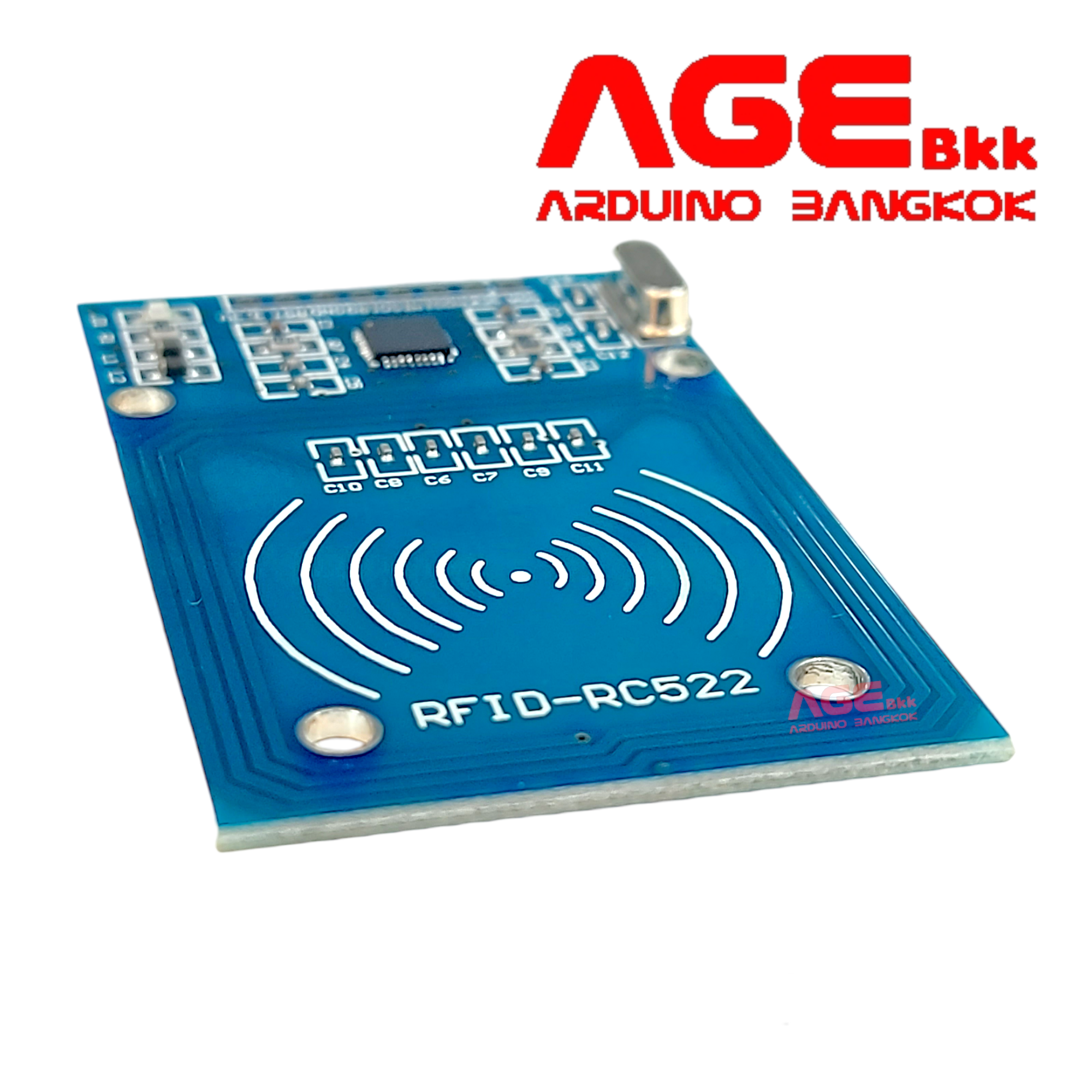 RFID Card Reader/Detector Module Kit RC522 ไม่มีคีย์การ์ด - AgeBkk ...