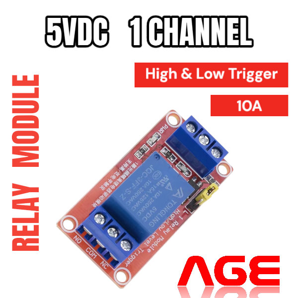 Relay Module 5V 1 Channel Isolation High And Low Trigger Relay - AgeBkk ...
