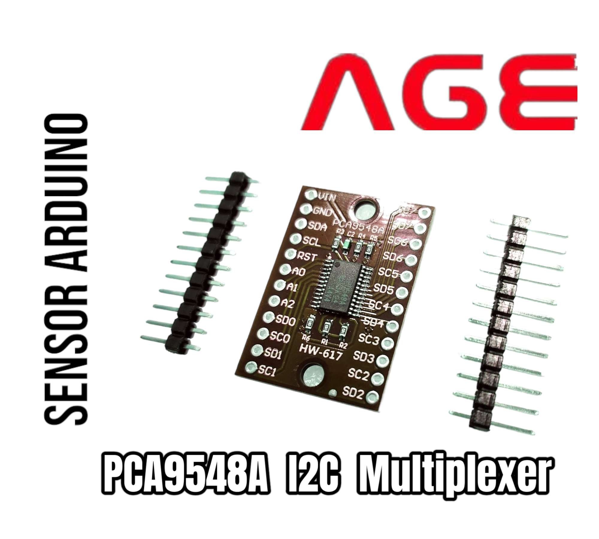 PCA9548A I2C Multiplexer โมดูลมัลติเพล็กซ์แบบ I2C - AgeBkk จำหน่ายและนำเข้า Arduino Board Sensor ...