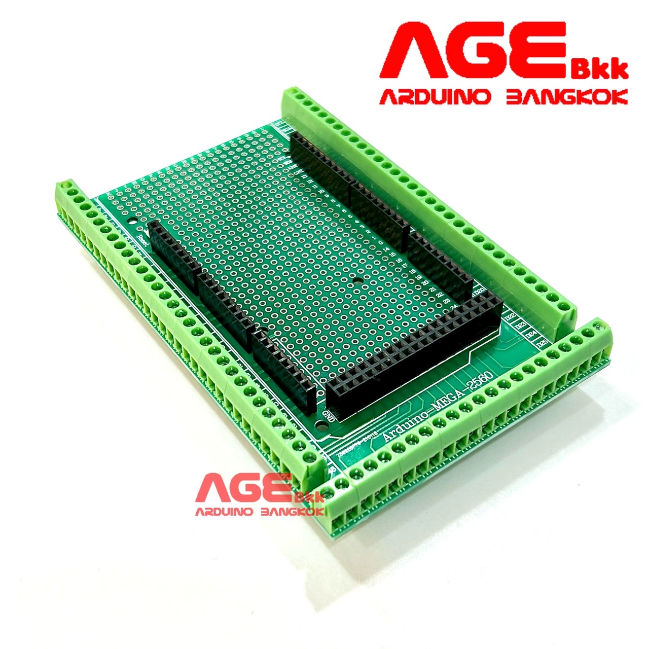 โมดูลขยายขา MEGA2560 แบบ PCB Phototype Screw Terminal Block Arduino Mega2560 Shield พร้อมบัดกรี ...