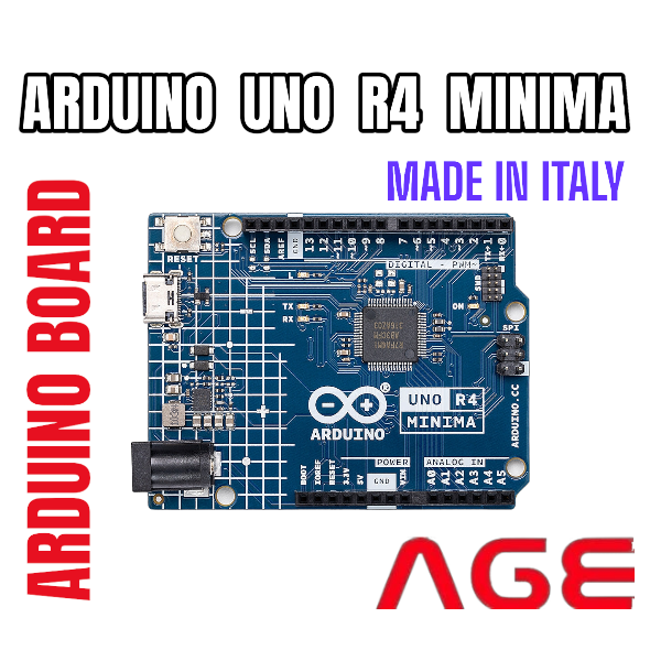 ARDUINO UNO R4 MINIMA (MADE IN ITALY) ABX00080 - AgeBkk จำหน่ายและนำเข้า Arduino Board Sensor ...