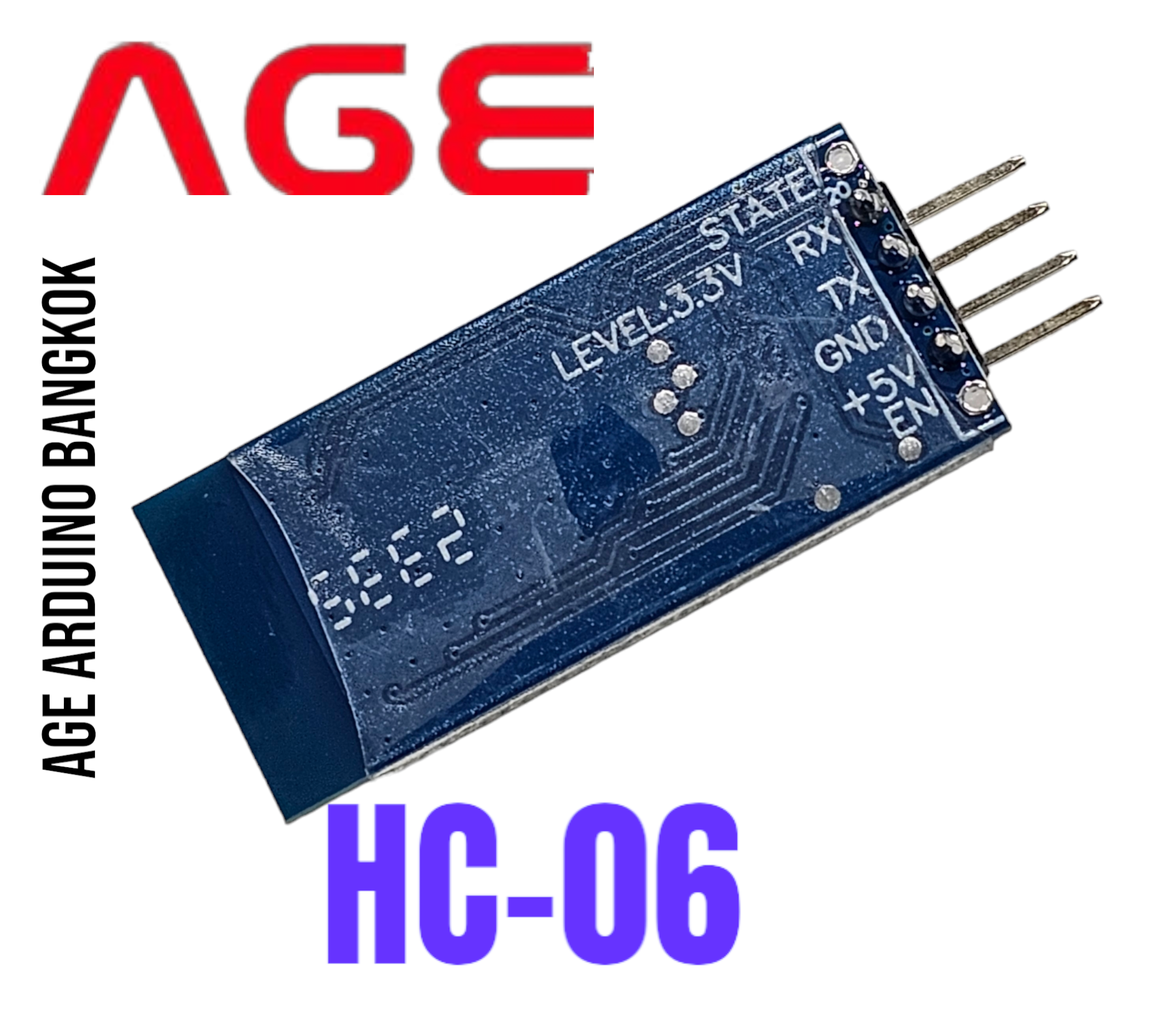 Bluetooth Module Hc06 โมดูลบลูทูธ รุ่นมาตรฐาน Hc 06 Agebkk จำหน่ายและนำเข้า Arduino Board