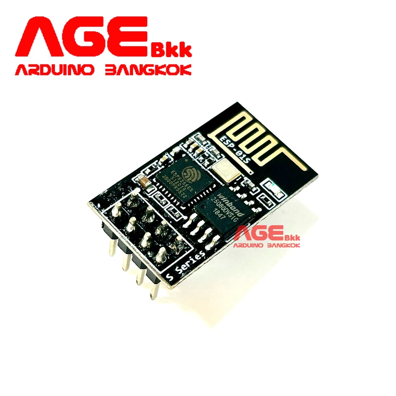 ESP-01S ESP8266-01S Wi-Fi Module - AgeBkk จำหน่ายและนำเข้า Arduino Board Sensor Module IoT Node ...