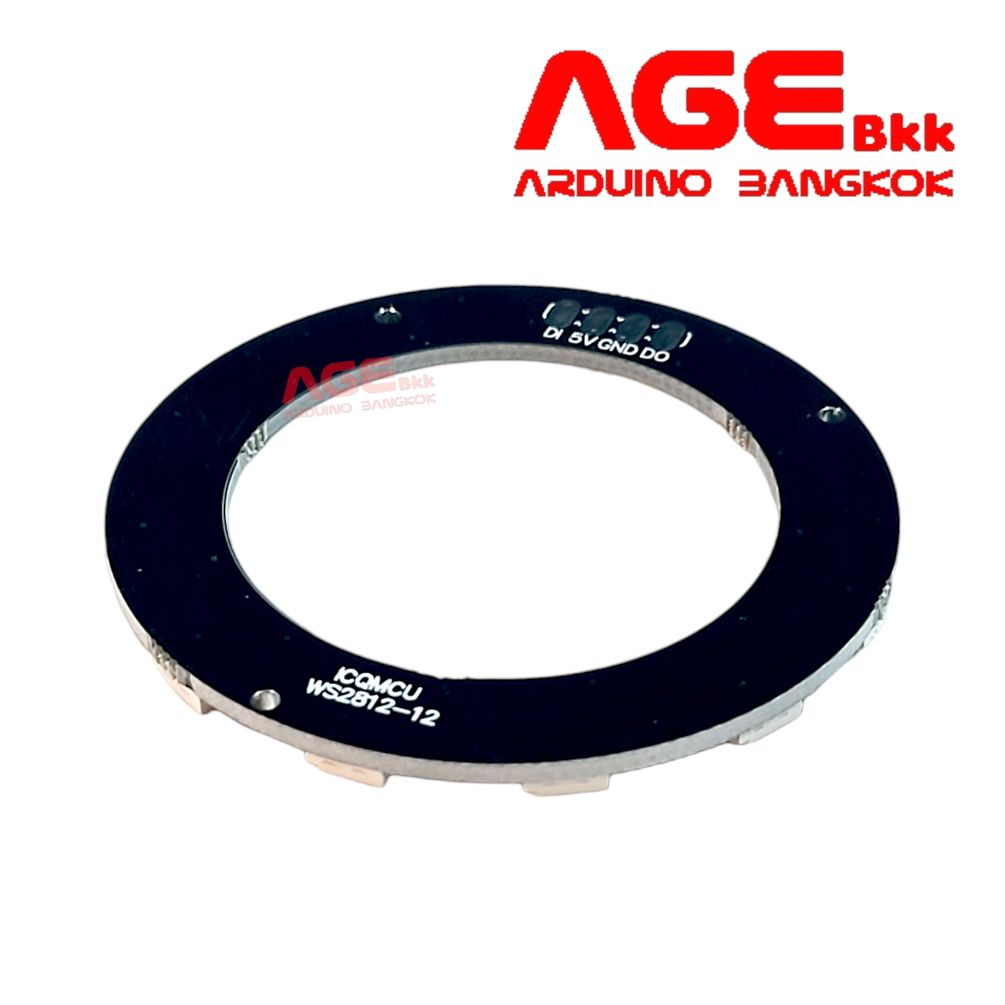 Neopixel Ring 12 Ws2812 Rgb Led Agebkk จำหน่ายและนำเข้า Arduino Board Sensor Module Iot Node