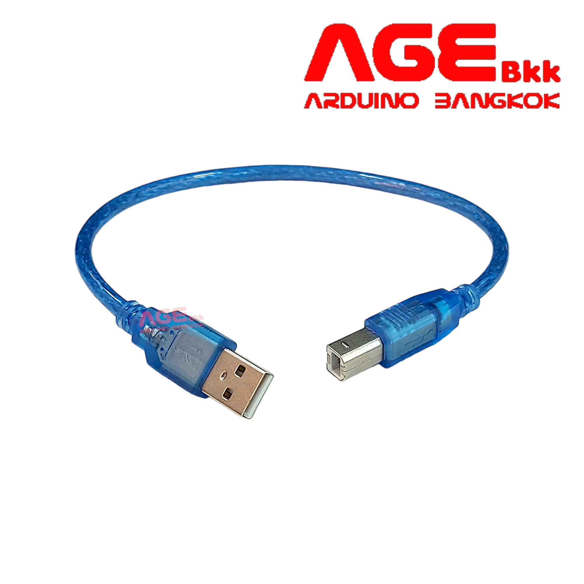 สาย USB 2.0 (Type A To Type B ) for ARDUINO Printer-Scanner ยาว 30 CM ...