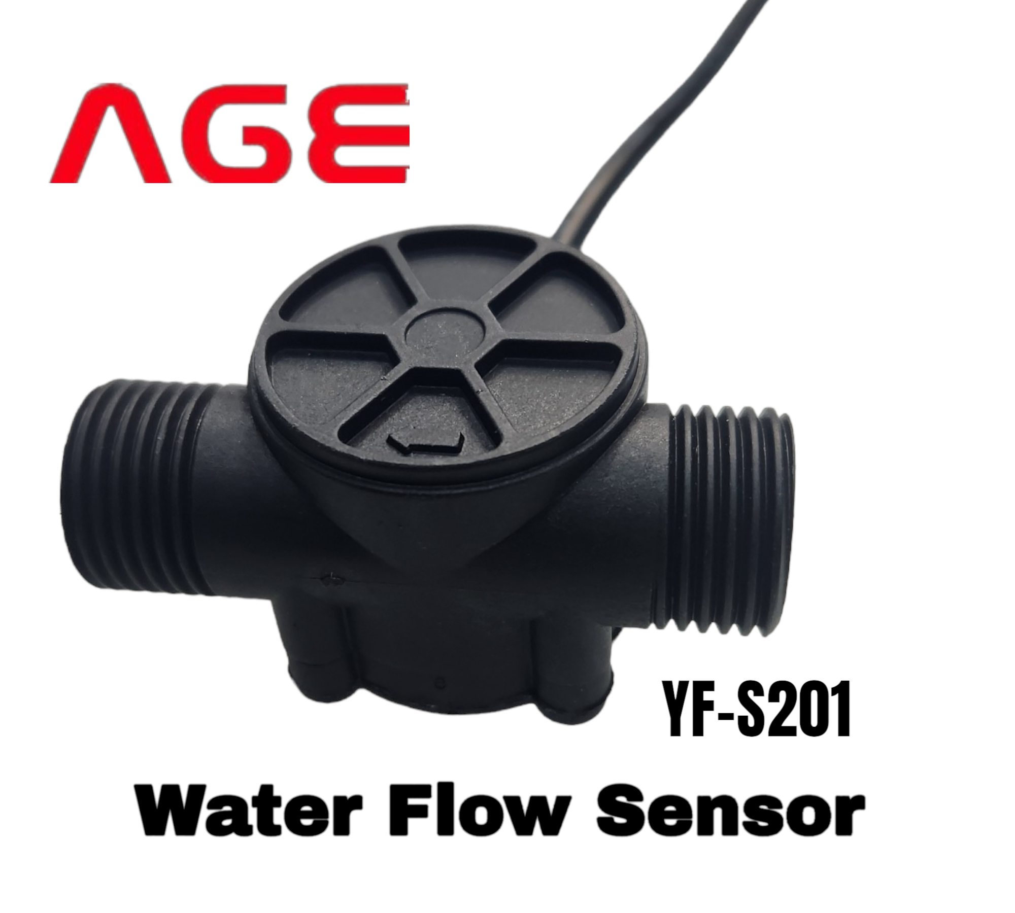เซ็นเซอร์วัดอัตราการไหลของน้ำ YF-S201 Water Flow Sensor Flowmeter Hall ...