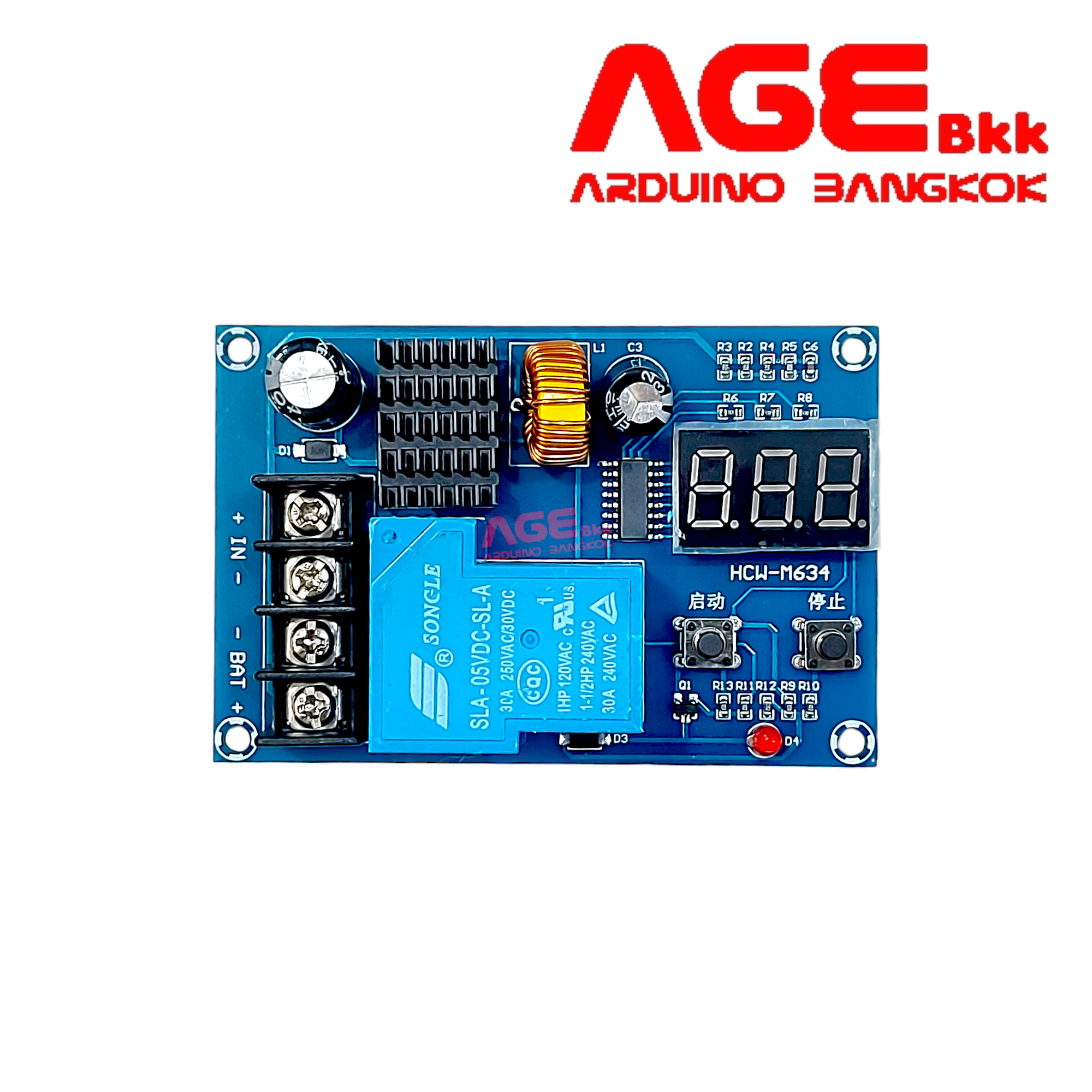 HCW-M634 โมดูลชาร์จแบตเตอรี่ลิเธียม Battery Charger Control Module DC 6 ...