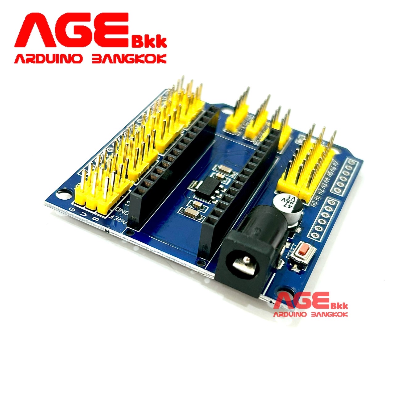 บอร์ดขยายขา Arduino Nano 3.0 Shield for NANO - AgeBkk จำหน่ายและนำเข้า Arduino Board Sensor ...