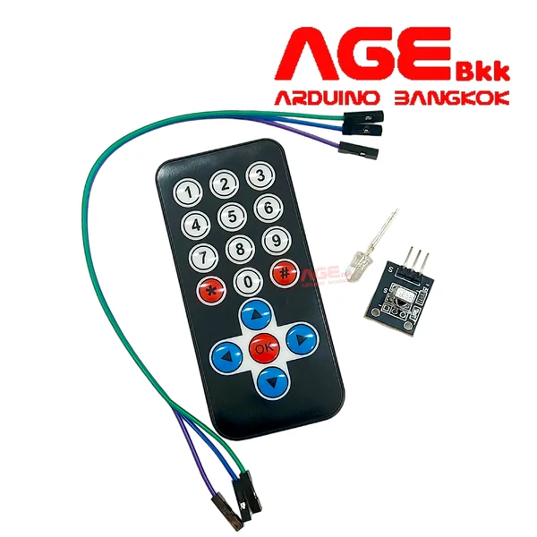 IR Remote Infrared Remote Control Kit โมดูลรีโมท - AgeBkk จำหน่ายและ ...