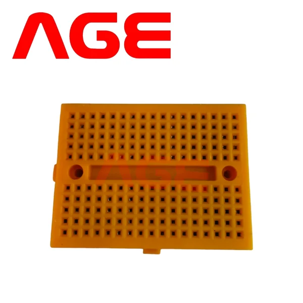 บอร์ดทดลอง โฟโต้บอร์ด Breadboard Protoboard 170 จุด สีเหลือง - AgeBkk จำหน่ายและนำเข้า Arduino ...