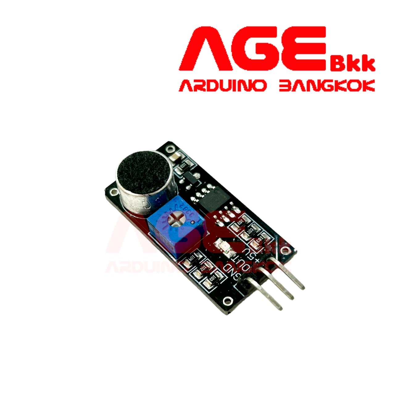 Sound Sensor Module Condenser Lay On Pcb Agebkk จำหน่ายและนำเข้า Arduino Board Sensor Module
