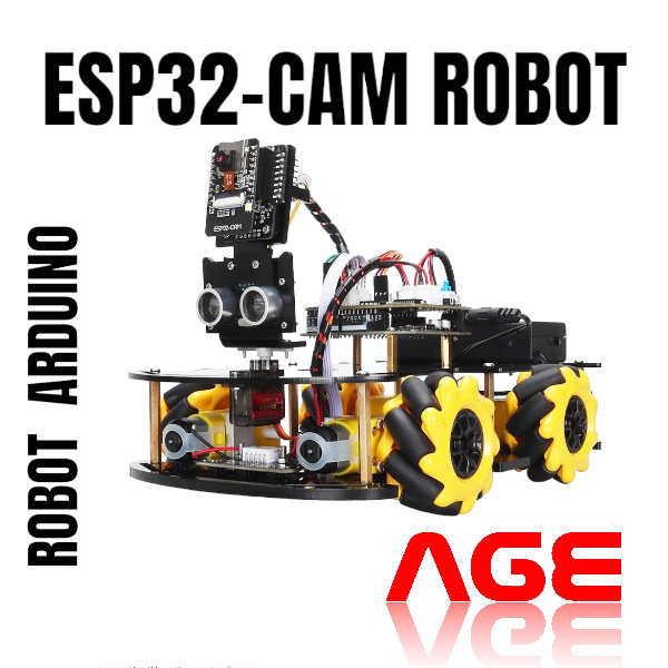 หุ่นยนต์หลบหลีกสิ่งกีดขวางพร้อมกล้องควบคุมด้วยมือถือผ่านApp ESP32 Camera Robot for Arduino Uno ...