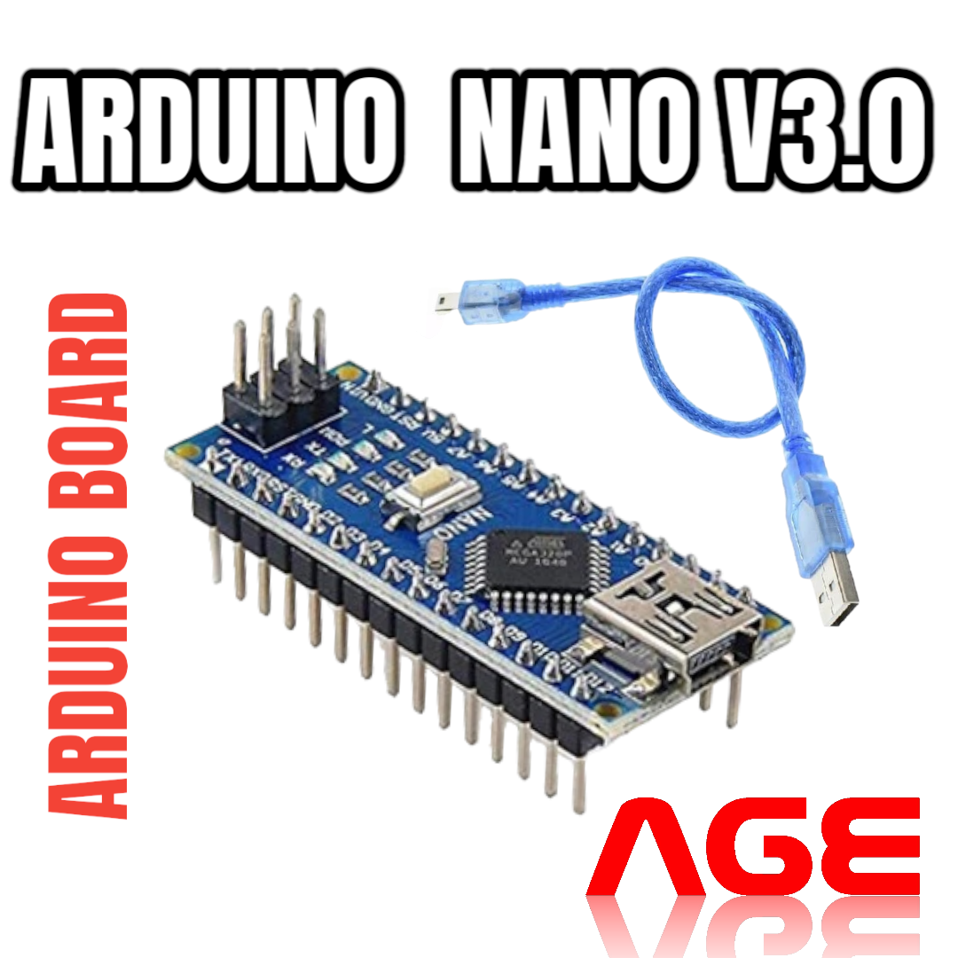 Arduino Nano V3.0 ATMEGA328 รุ่นใหม่ชิฟ CH340G พร้อมสาย Mini USB - AgeBkk จำหน่ายและนำเข้า ...