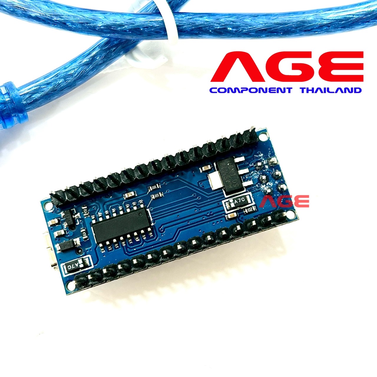 Arduino Nano V3.0 ATMEGA328 รุ่นใหม่ชิฟ CH340G พร้อมสาย Mini USB - AgeBkk จำหน่ายและนำเข้า ...
