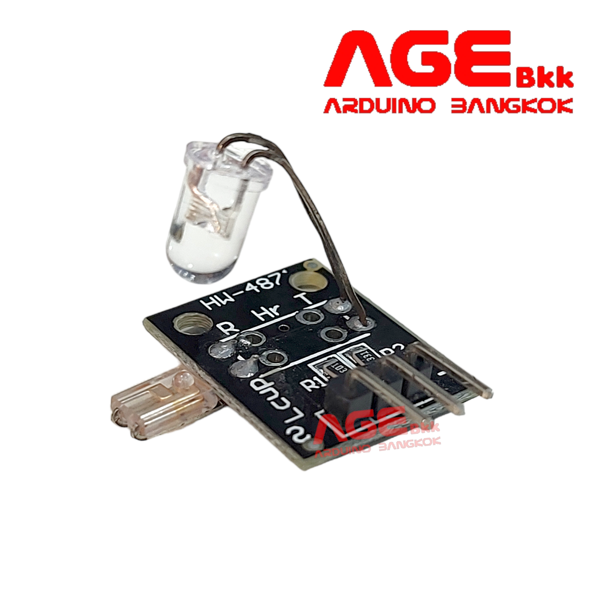 เซนเซอร์วัดการเต้นหัวใจ Heartbeat Sensor Module Agebkk จำหน่ายและนำเข้า Arduino Board Sensor