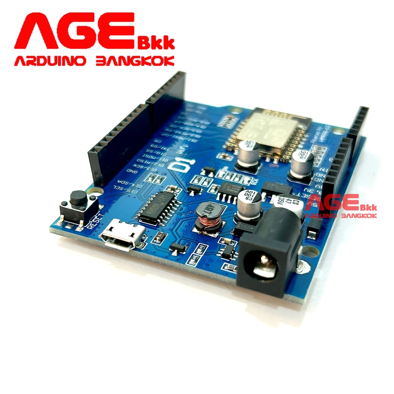 WeMos D1 Arduino WiFi UNO board ESP8266 Arduino IDE - AgeBkk จำหน่ายและ ...