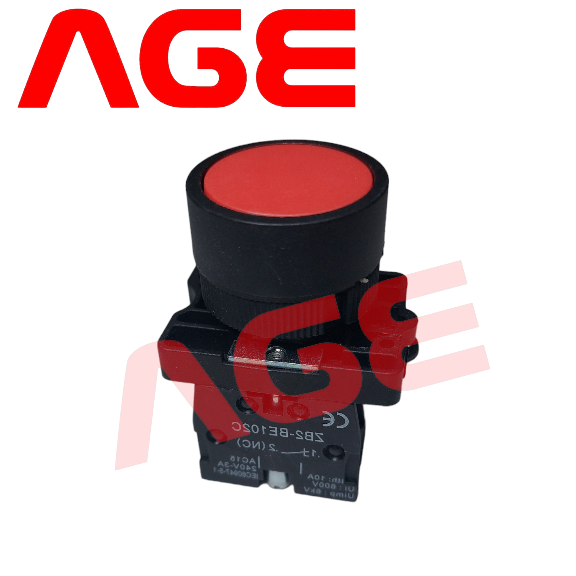 XB2-EA42 240V 3A 1NC 22mm.(ZB2-BE102C) สวิทซ์กดดับ ปล่อยติด Push Button Switch - AgeBkk จำหน่าย ...