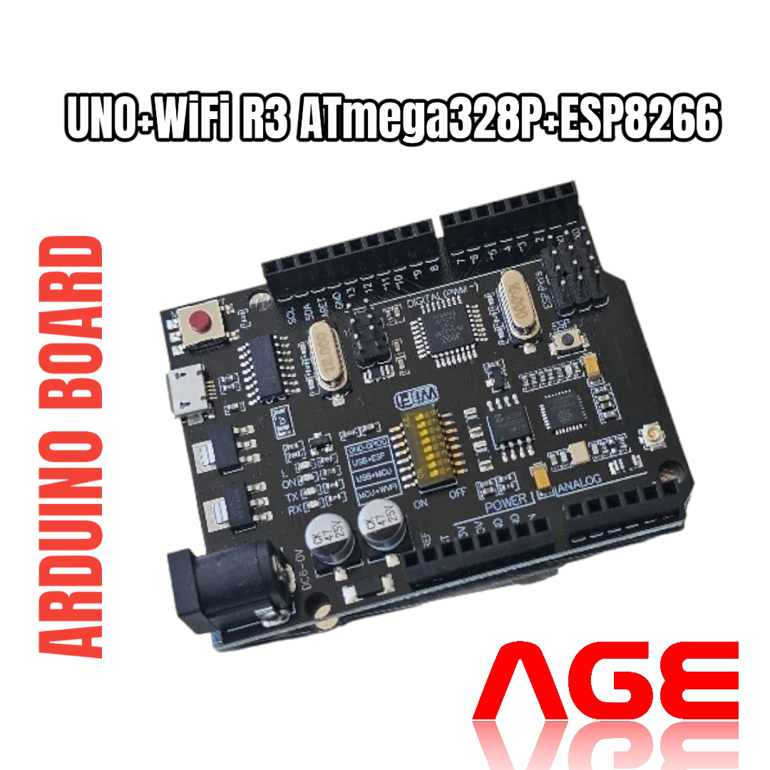 UNO+WiFi R3 ATmega328P+ESP8266 - AgeBkk จำหน่ายและนำเข้า Arduino Board Sensor Module IoT Node ...
