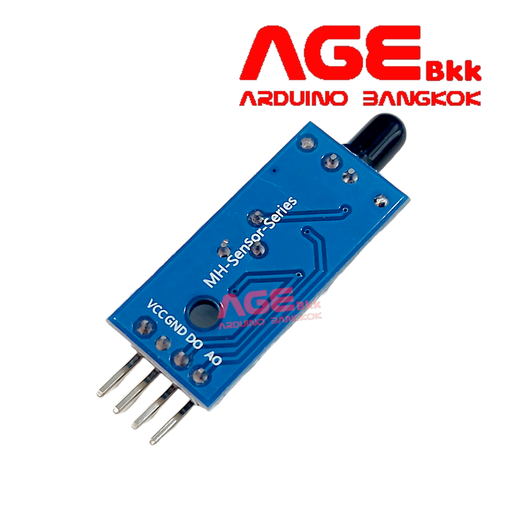 เซนเซอร์ตรวจจับเปลวไฟ Infrared IR Flame Detector Sensor Module - AgeBkk จำหน่ายและนำเข้า Arduino ...