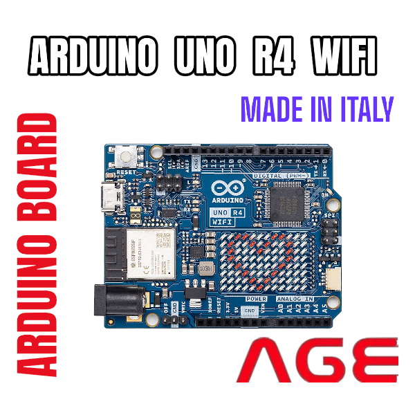 ARDUINO UNO R4 WIFI (MADE IN ITALY) ABX00087 - AgeBkk จำหน่ายและนำเข้า ...