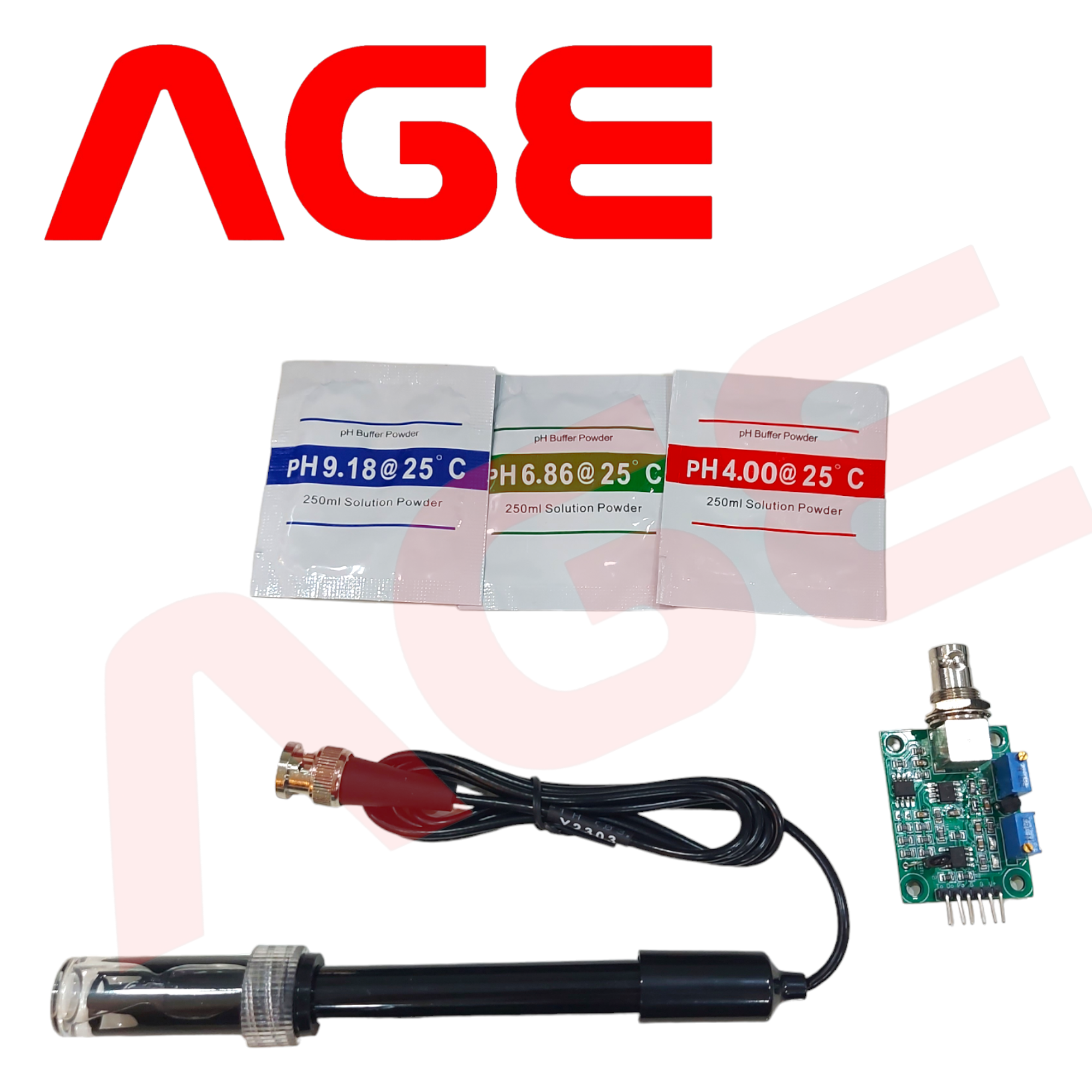 PH Sensor arduino Analog pH Meter เซ็นเซอร์วัดค่า PH ของน้ำ E-201-C พร้อมกล่อง - AgeBkk จำหน่าย ...