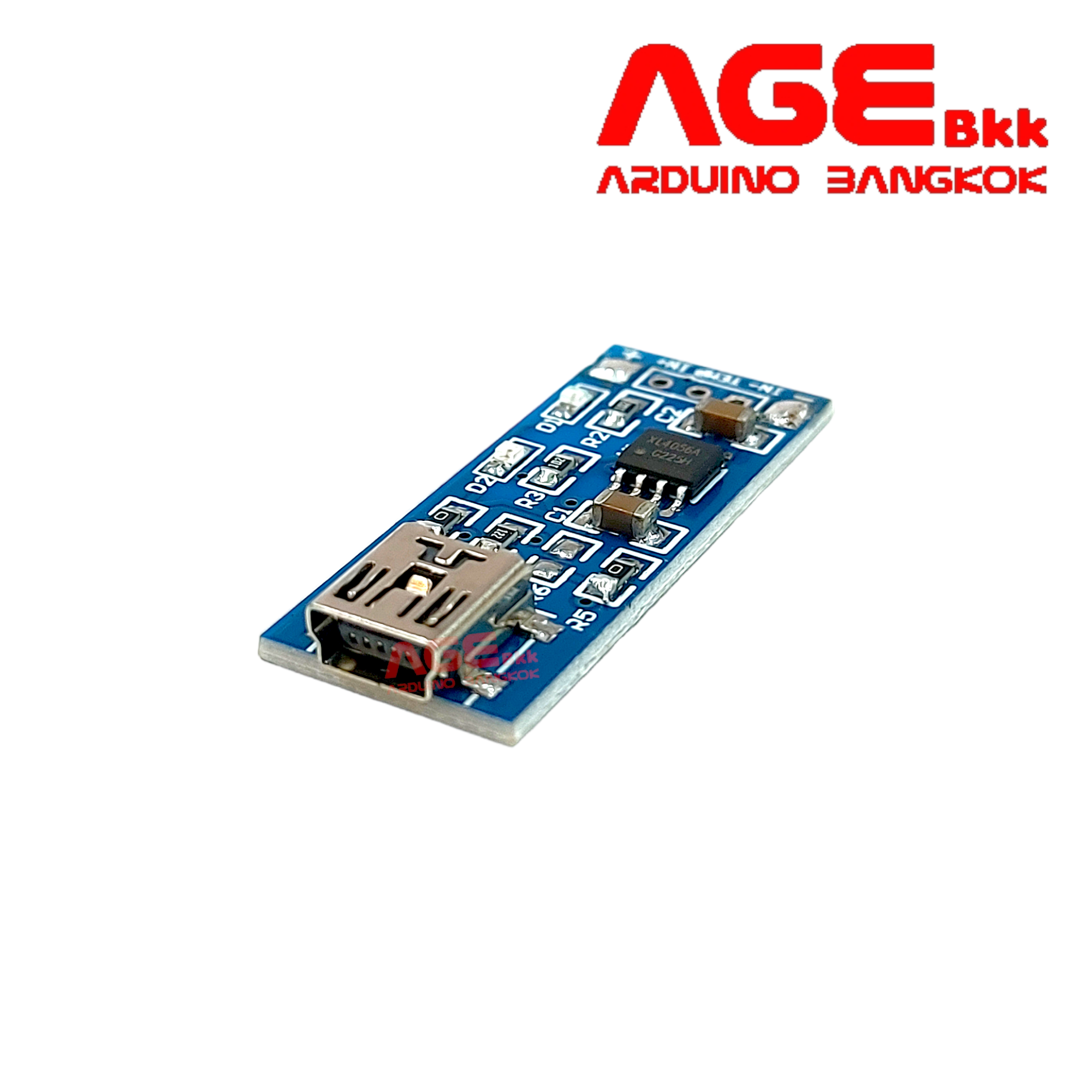 TP4056 โมดูลชาร์จแบตเตอรี่ลิเธียม 3.7V 1A Li-ion Battery Charger Module ...