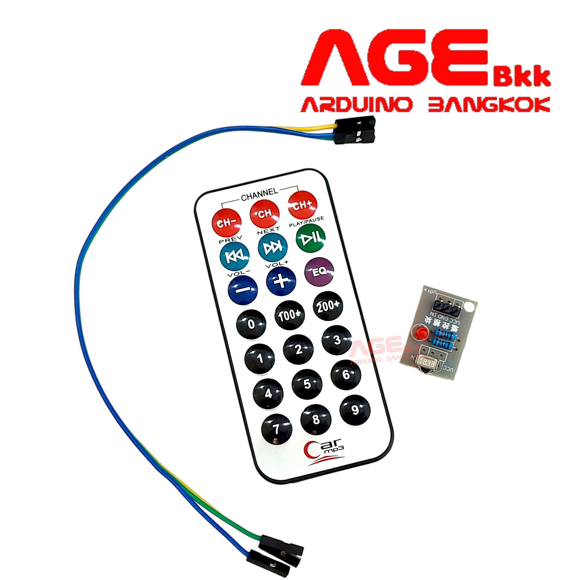 IR Infrared Remote Control Kit - AgeBkk จำหน่ายและนำเข้า Arduino Board Sensor Module IoT Node ...