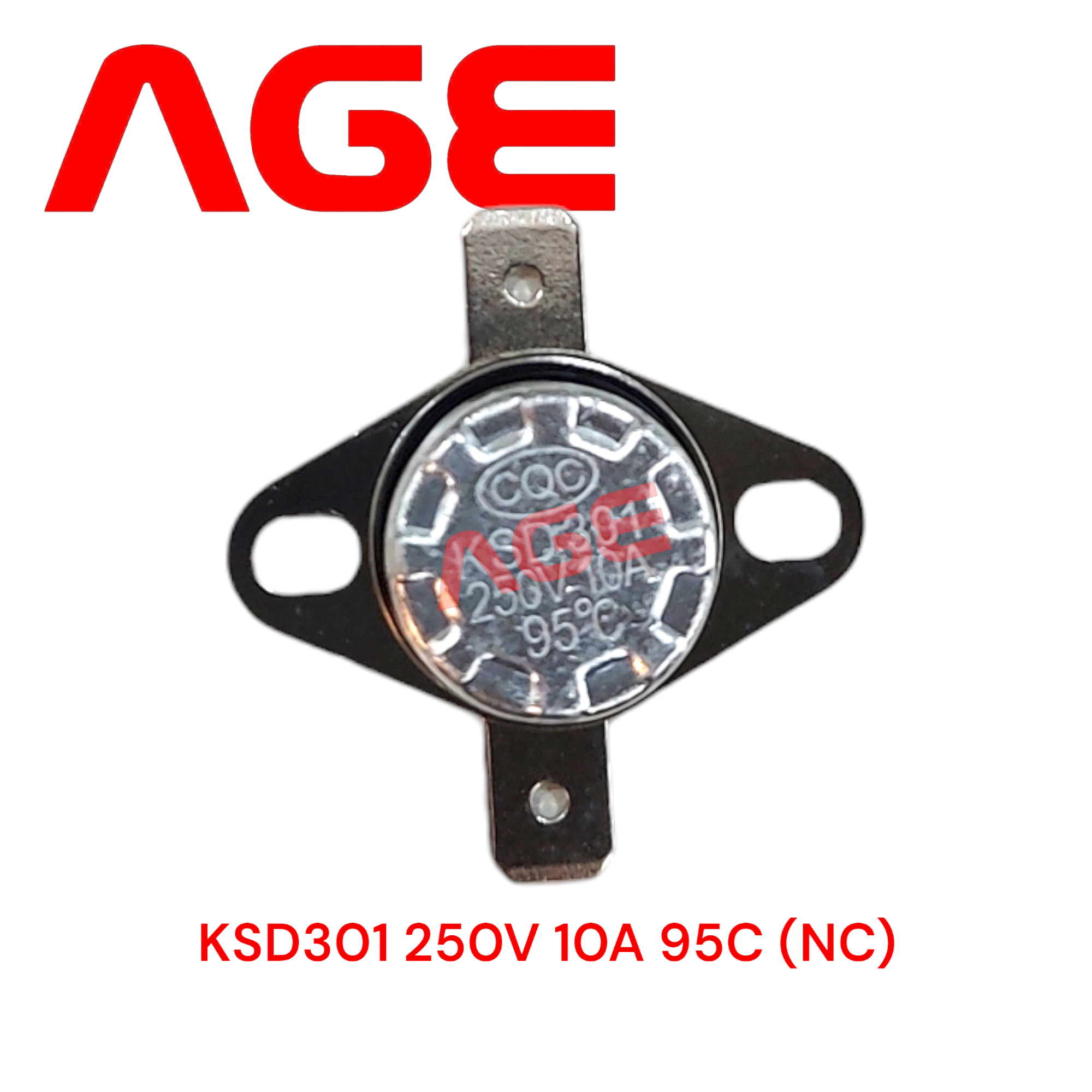 Ksd301 เทอร์โมสตัท 250v 10a 95c Nc Type Agebkk จำหน่ายและนำเข้า Arduino Board Sensor Module