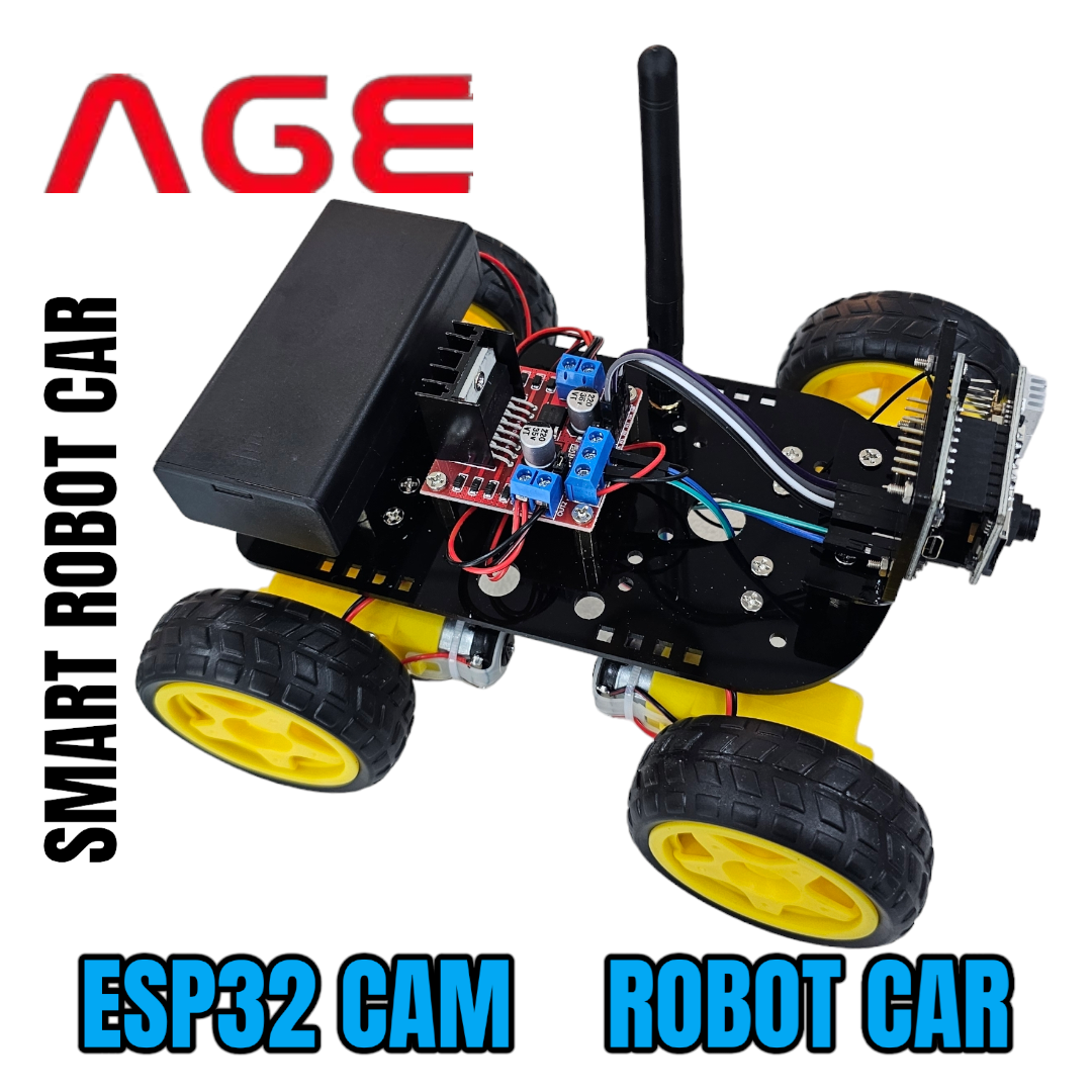 Smart Robot Car Esp32 Cam ควบคุมด้วยappผ่านมือถือ พร้อมประกอบและลงโปรแกรม Agebkk จำหน่ายและ