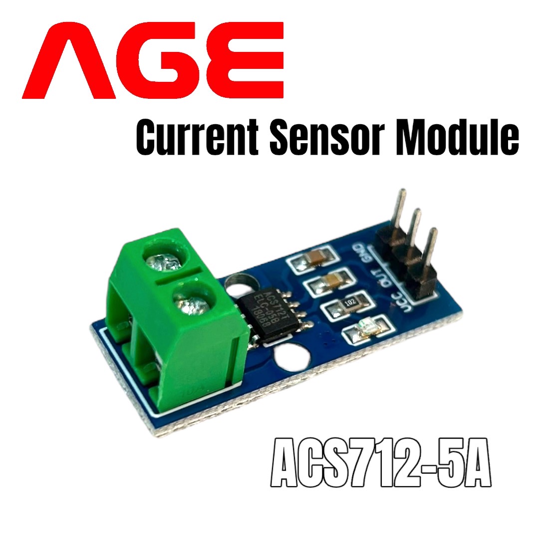 Acs712 5a Current Sensor Module โมดูลวัดกระแสไฟฟ้าขนาด 5 แอมป์ Agebkk จำหน่ายและนำเข้า Arduino