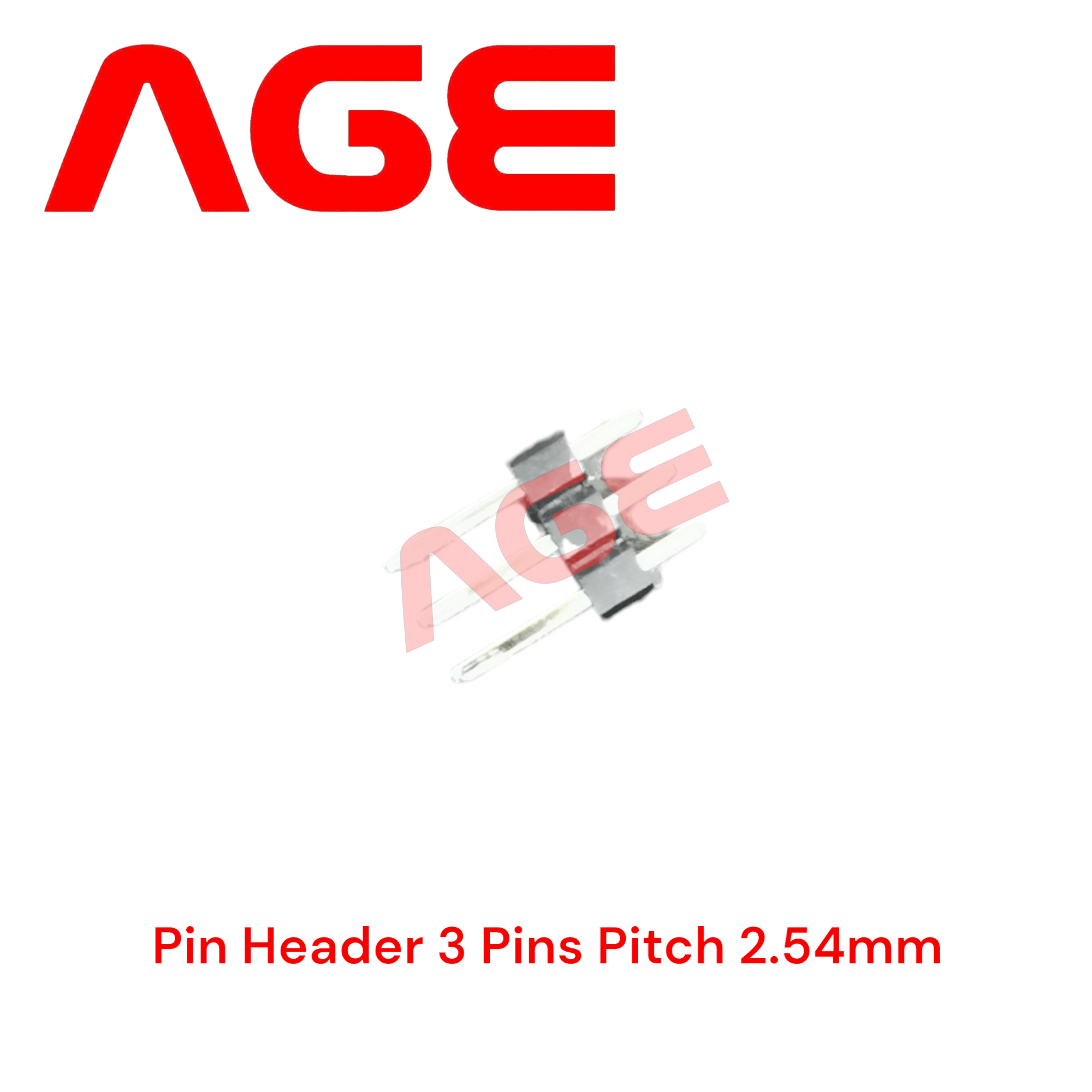 Pin Header 3 Pins Pitch 2.54MM - AgeBkk จำหน่ายและนำเข้า Arduino Board ...