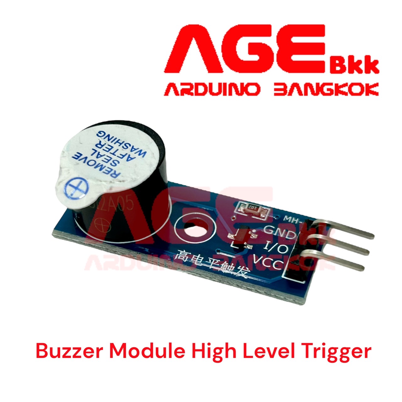 Buzzer Module High Level Trigger 3.3-5V for Arduino AVR PIC - AgeBkk จำหน่ายและนำเข้า Arduino ...