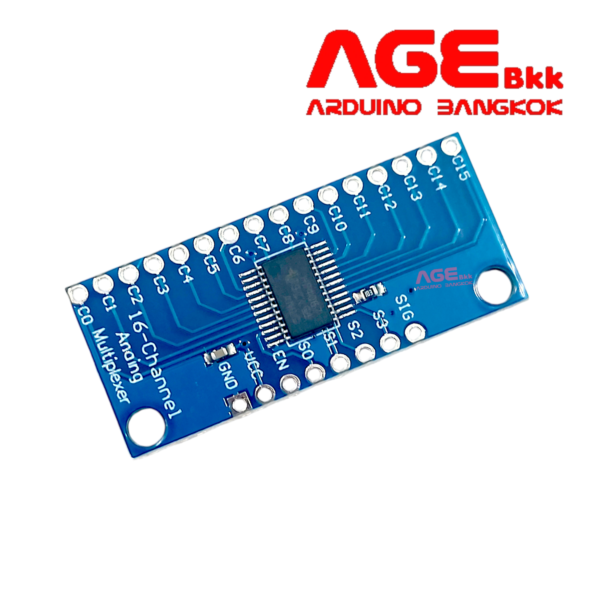 16-Channel Analog/Digital MUX Breakout - CD74HC4067 - AgeBkk จำหน่ายและนำเข้า Arduino Board ...
