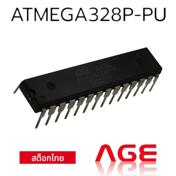 Atmega328p Pu 8 Bit Microcontroller With 481632k Bytes In System Programmable Flash Agebkk