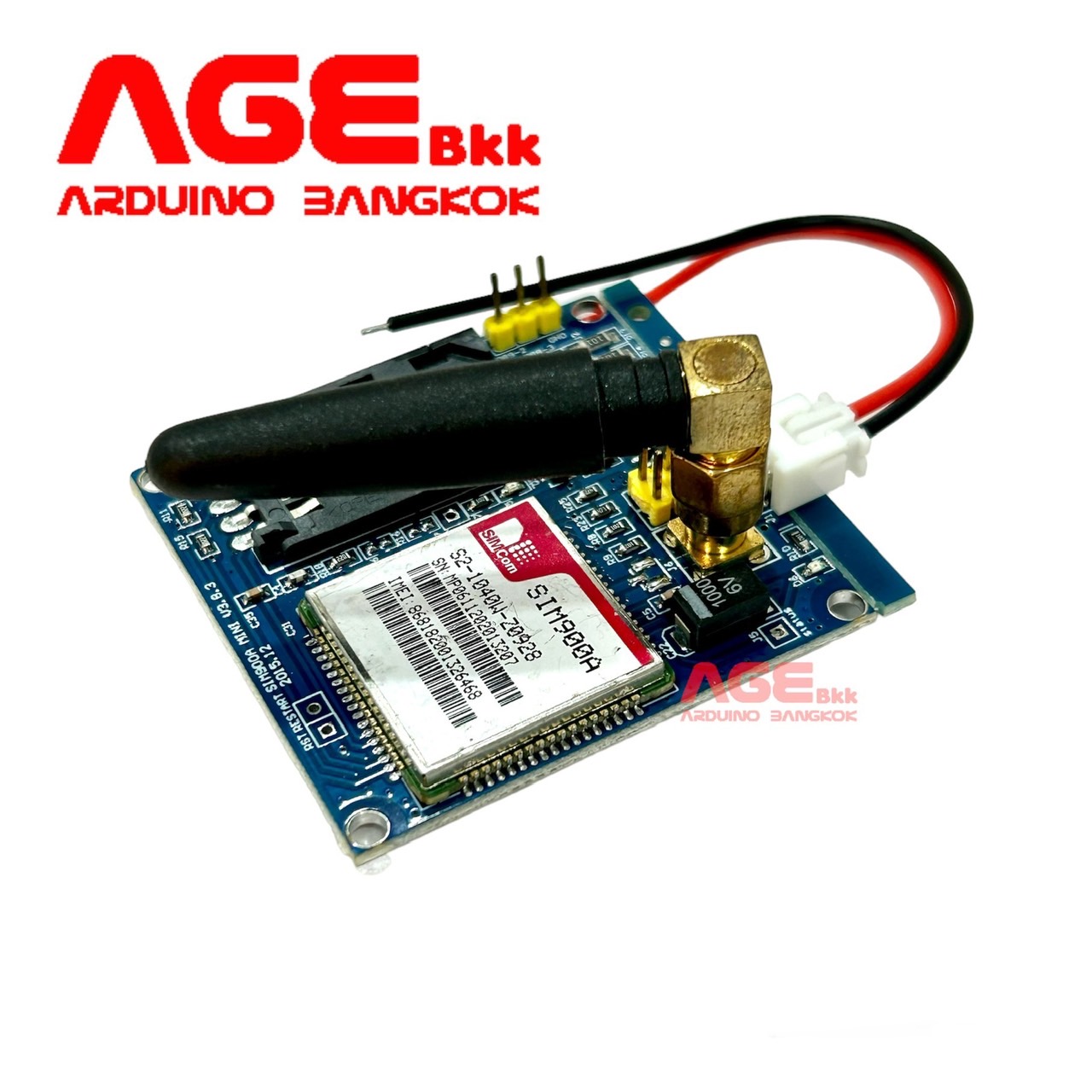 SIM900A GSM/GPRS Module - AgeBkk จำหน่ายและนำเข้า Arduino Board Sensor Module IoT Node MCU Motor ...