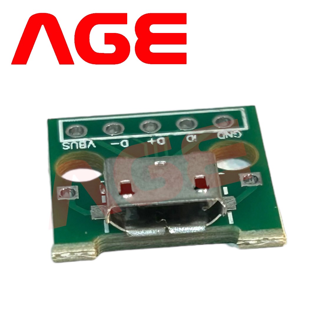 Micro Usb B 5p Breakout Board 5 Pin Agebkk จำหน่ายและนำเข้า Arduino Board Sensor Module Iot