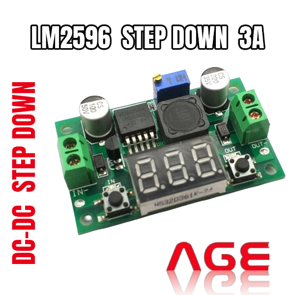 LM2596 Step Down 4-40V to 1.25-37V 3A Converter Buck Regulator Power Module - AgeBkk จำหน่ายและ ...