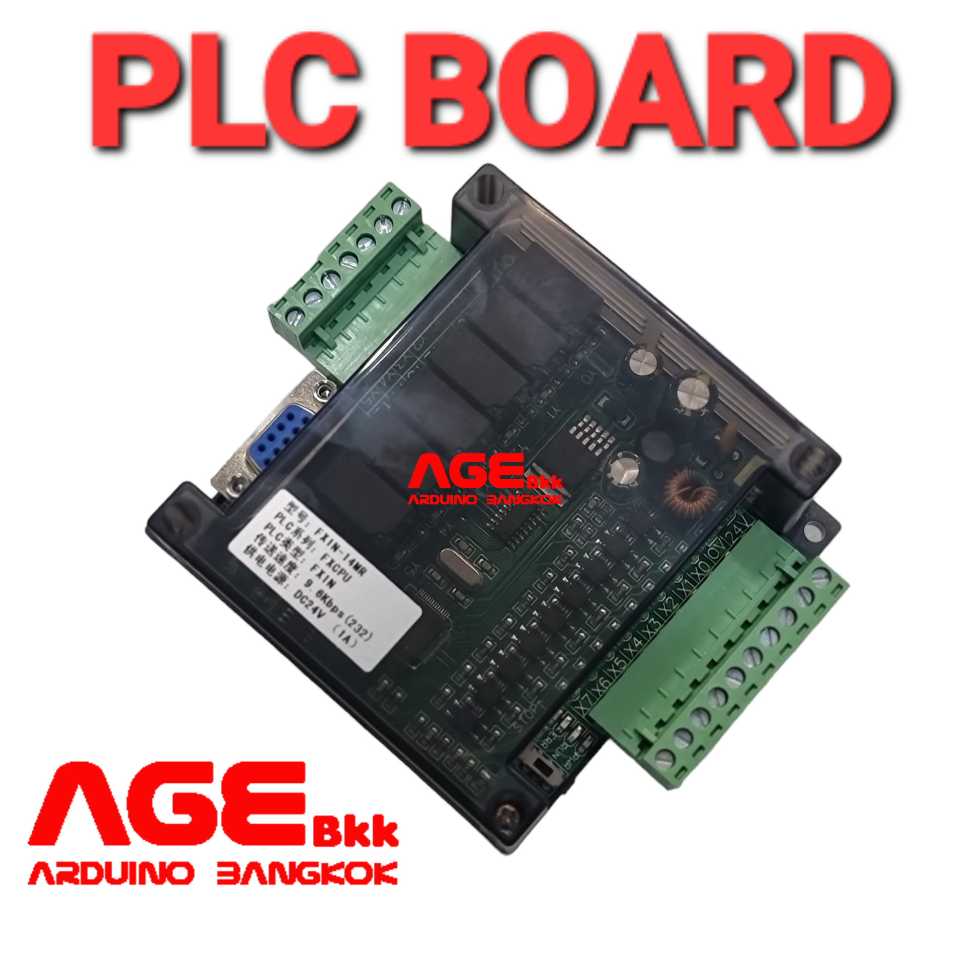 FX1N-14MR PLC Module - AgeBkk จำหน่ายและนำเข้า Arduino Board Sensor Module IoT Node MCU Motor Ic ...