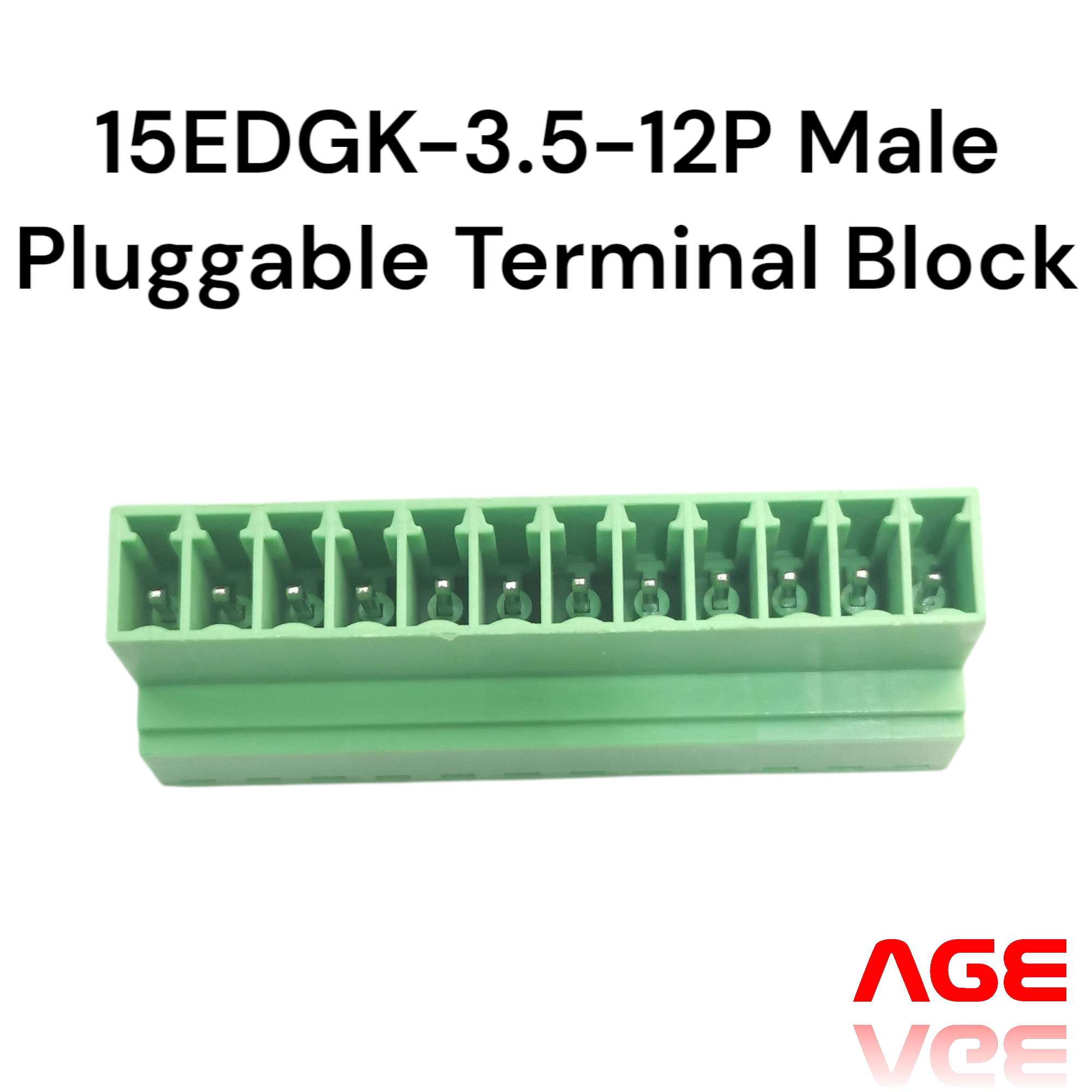 15EDGK-3.5-12P Pluggable Terminal Block Male - AgeBkk จำหน่ายและนำเข้า ...