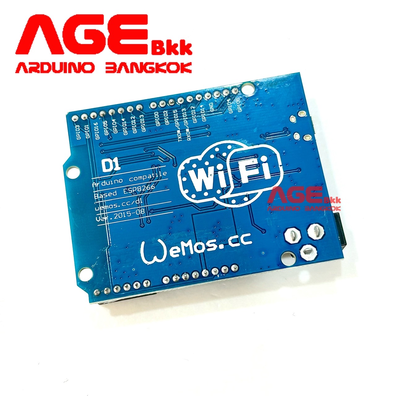 WeMos D1 Arduino WiFi UNO board ESP8266 Arduino IDE - AgeBkk จำหน่ายและนำเข้า Arduino Board ...
