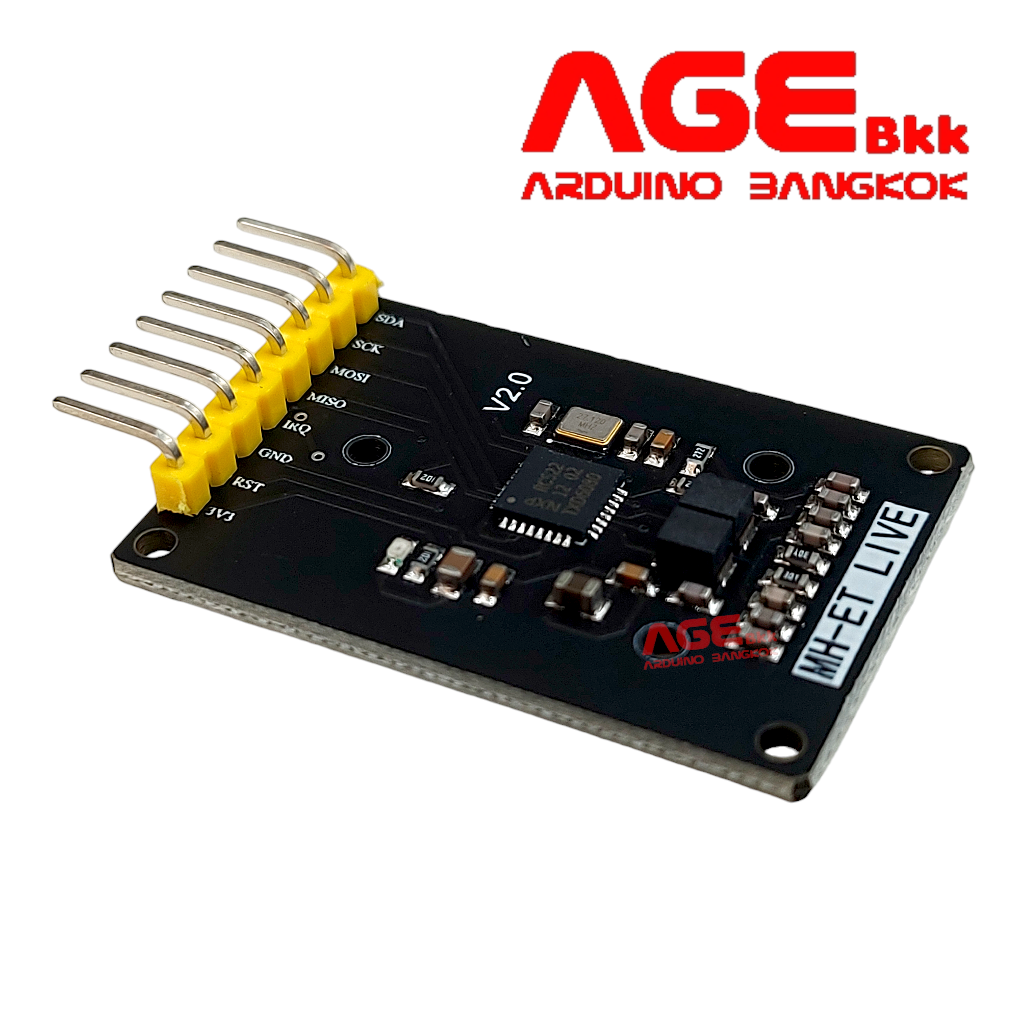 โมดูลอ่านบัตร RFID 13.56mhz mini RFID RC522 Module Card Reader - AgeBkk ...