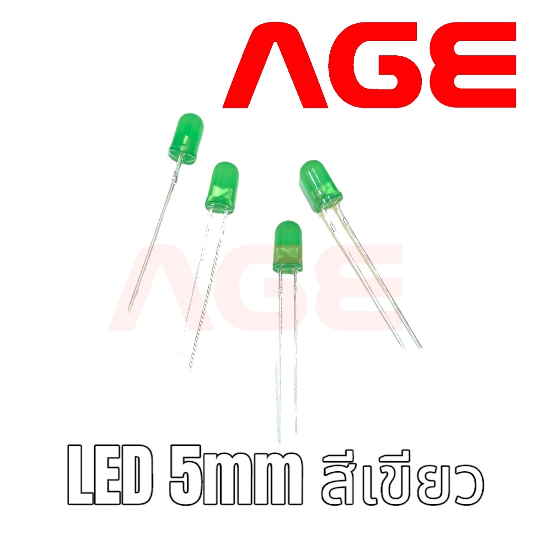 Led 5mm หลอดสีเขียว Agebkk จำหน่ายและนำเข้า Arduino Board Sensor Module Iot Node Mcu Motor Ic