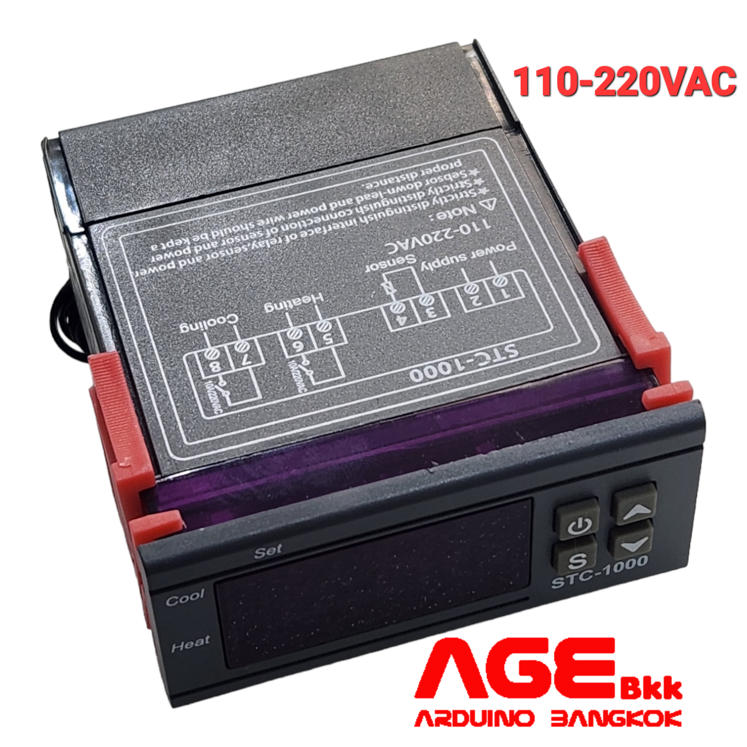 เครื่องควบคุมอุณหภูมิ STC-1000 110-220VAC Temperature Controller - AgeBkk จำหน่ายและนำเข้า ...
