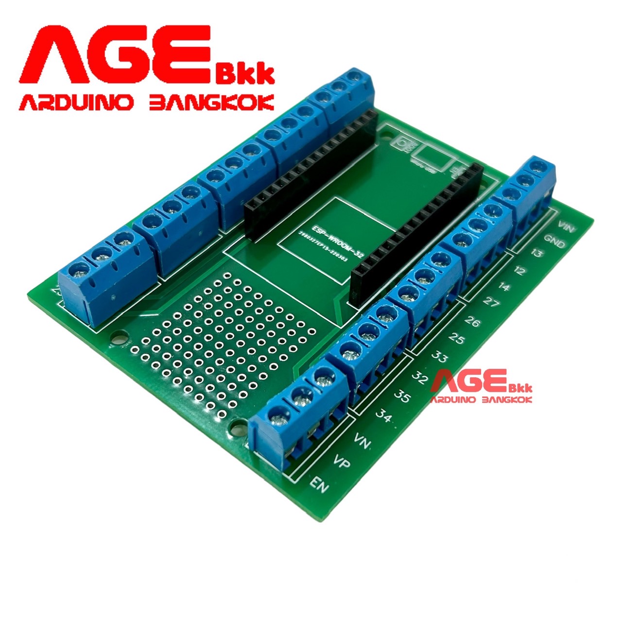 Nodemcu Esp32 Devkit Screw Shield บอร์ดขยายขา Nodemcu Esp32 แบบ Screw