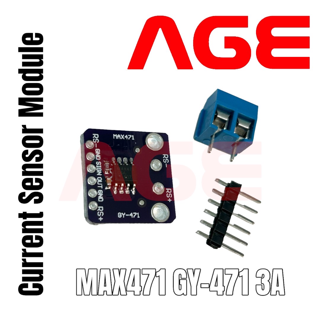 MAX471 GY-471 3A Current Sensor Module เซนเซอร์วัดกระแสไฟฟ้าสูงสุด 3A ...