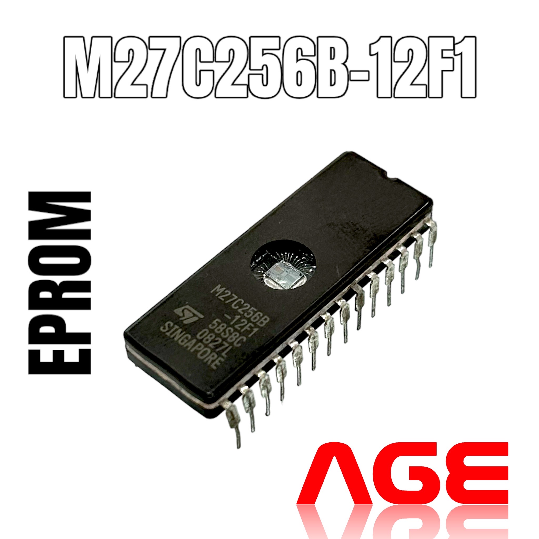 M27C256B-12F1 DIP-28 PIN, EPROM 256K (32KX8) 120ns - AgeBkk จำหน่ายและนำเข้า Arduino Board ...