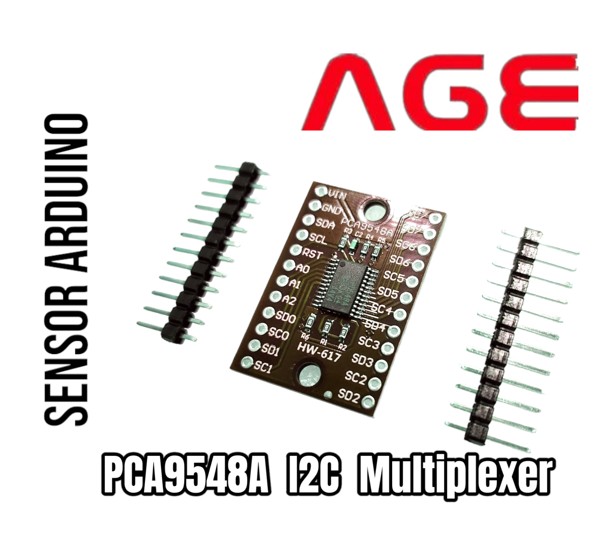 PCA9548A I2C Multiplexer โมดูลมัลติเพล็กซ์แบบ I2C - AgeBkk จำหน่ายและนำเข้า Arduino Board Sensor ...