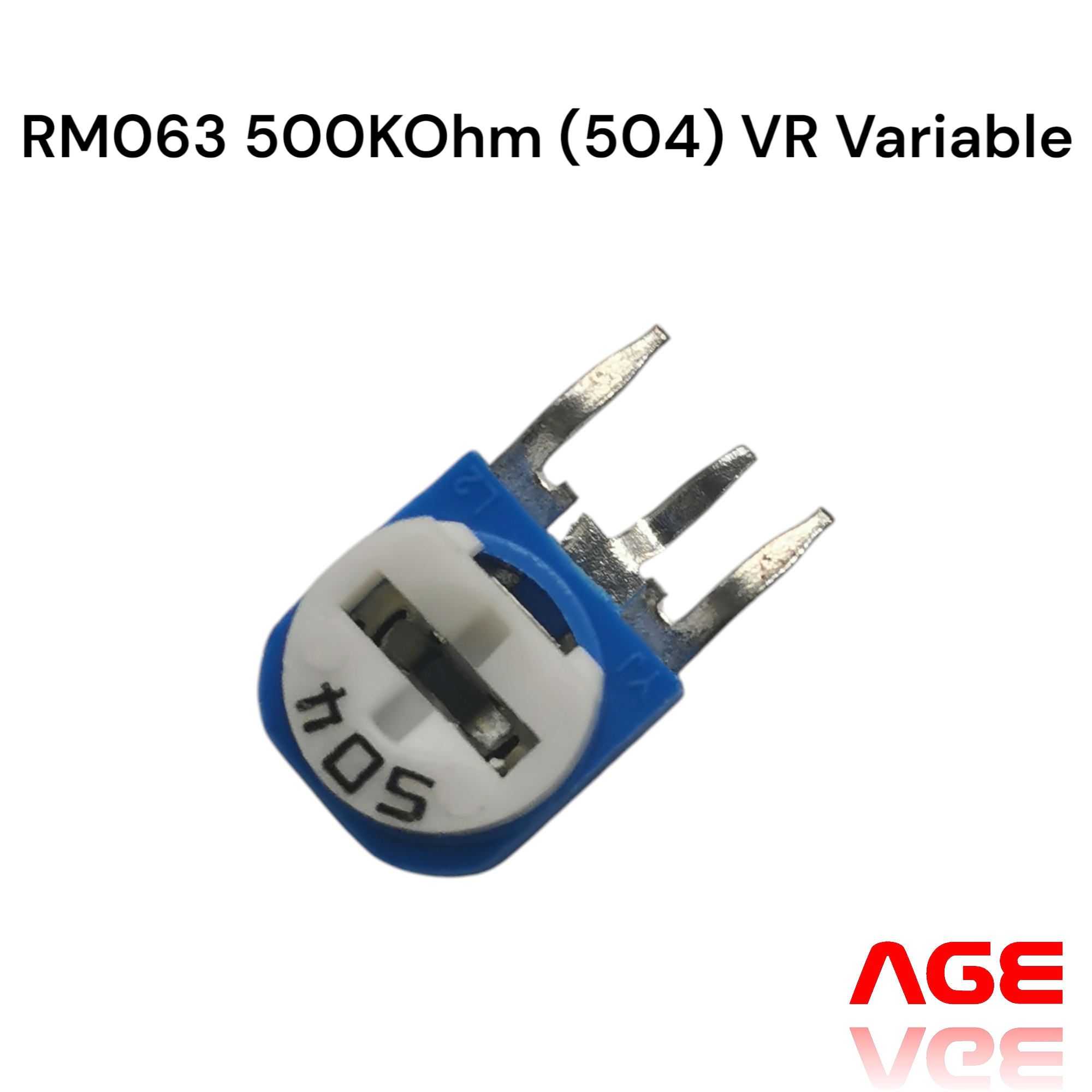 RM063 500KOhm (504) VR Variable Resistor ปรับข้าง - AgeBkk จำหน่ายและ ...