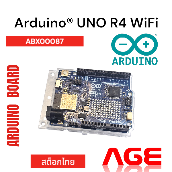 ARDUINO UNO R4 WIFI (MADE IN ITALY) ABX00087 - AgeBkk จำหน่ายและนำเข้า ...