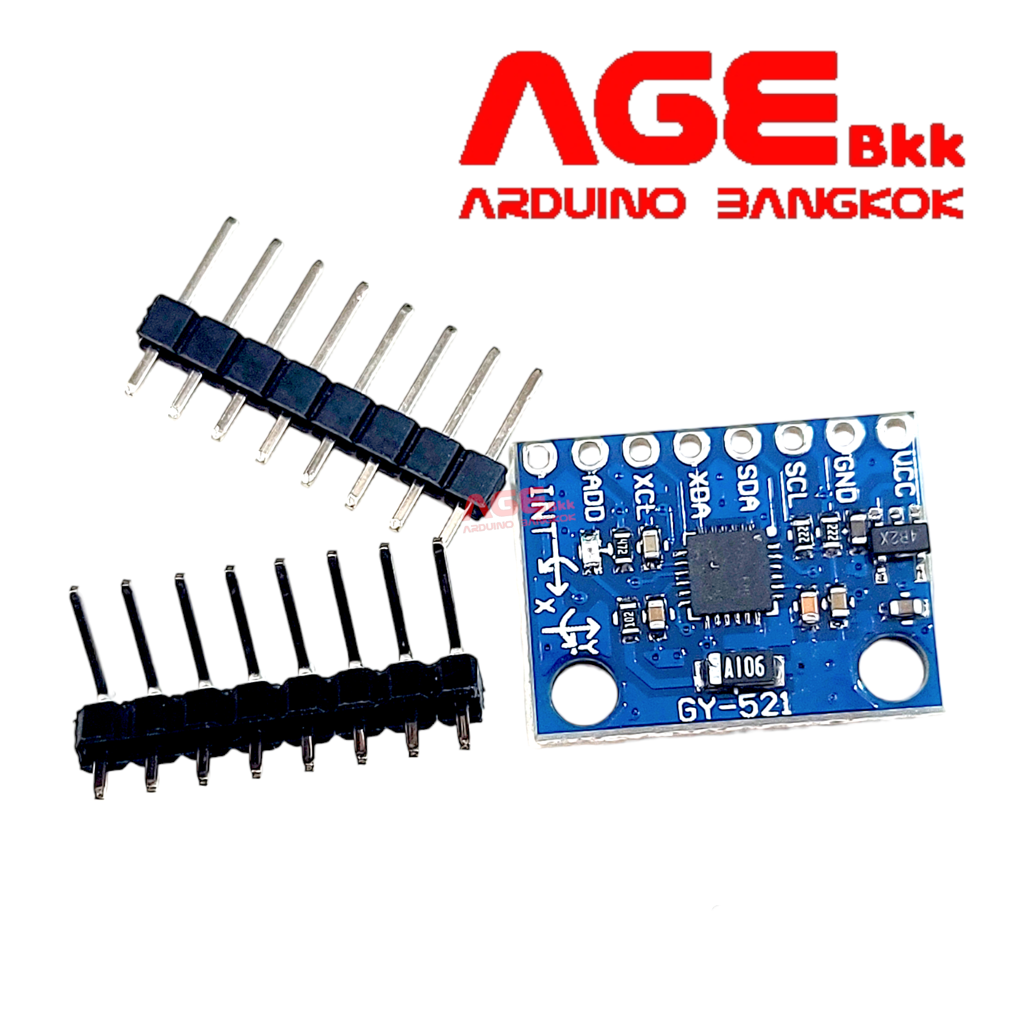 Gy 521 Imu 3 Axis Accelerom Gyro Module Mpu6050 Agebkk จำหน่ายและนำเข้า Arduino Board Sensor